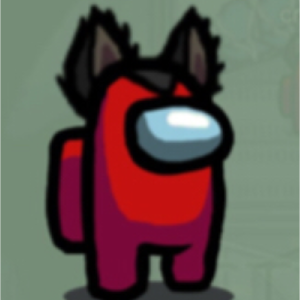 🔥 Red Crewmate with Werewolf ears MBTI | Among Us Personality Types