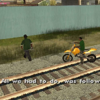 🔥 If All we had to do was follow the damn train, CJ! has a personality ...